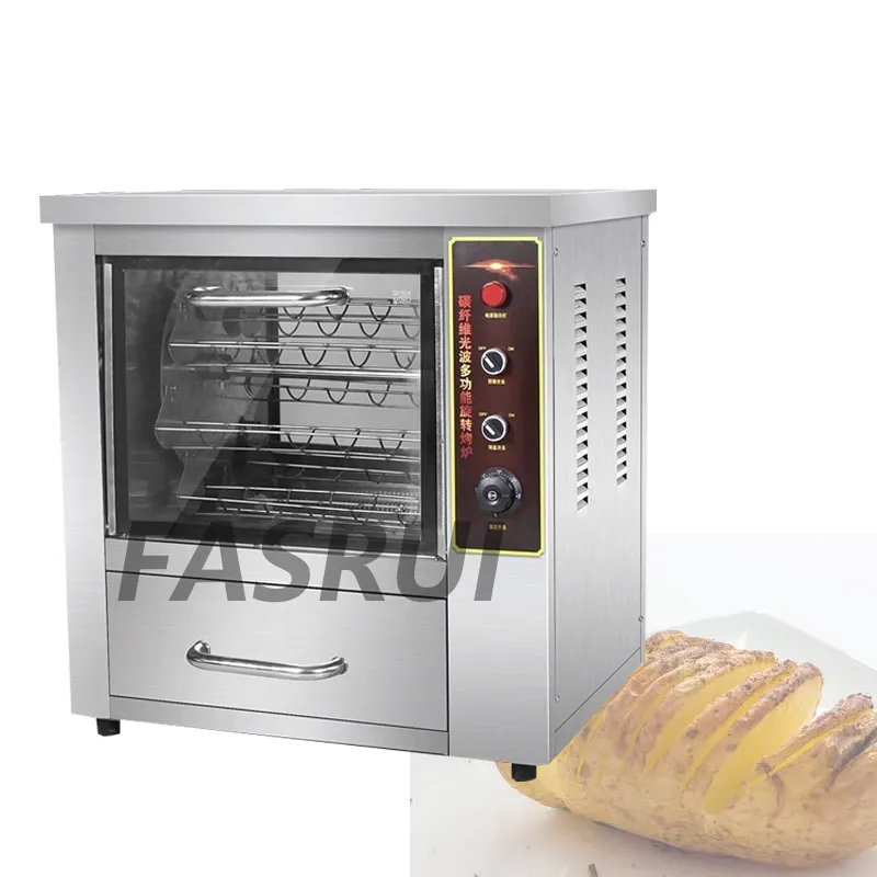 Roasted Sweet Potato Machine Commercial Oven Double Stainless Steel ...