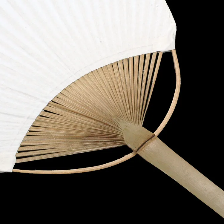 Paddle Hand Fans With Bamboo Frame And Handle Wedding Party Souvenirs ...