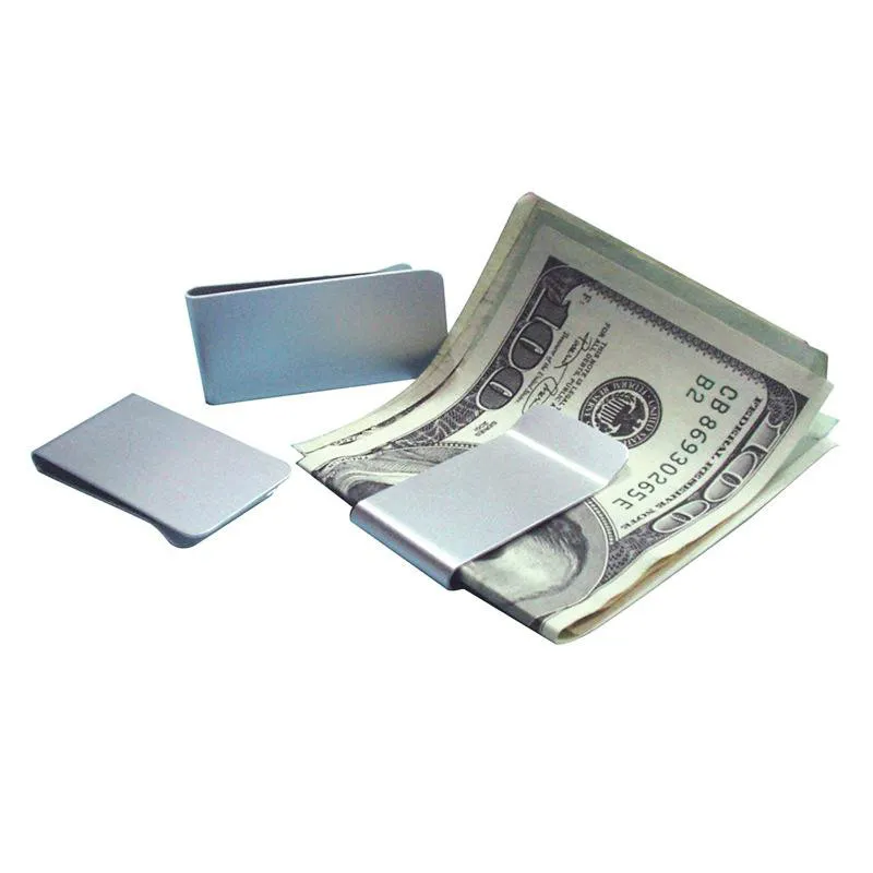 Mens Multicolor Cash Money Bag Clips Slim Wallet For Cards & ID ...
