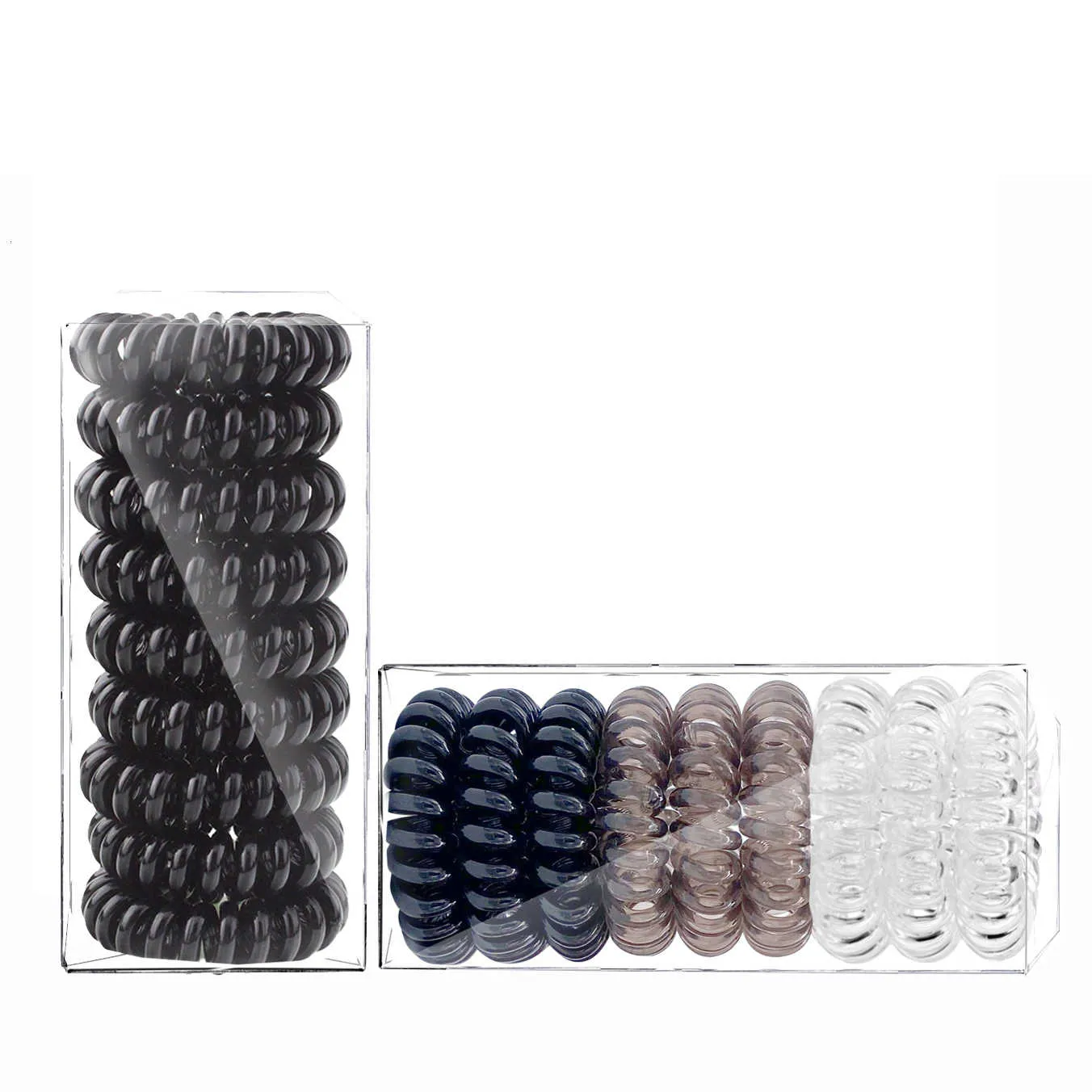 Elastic Hair Bands for Women, Cute Hair Ties Ponytail Holders Coils ...