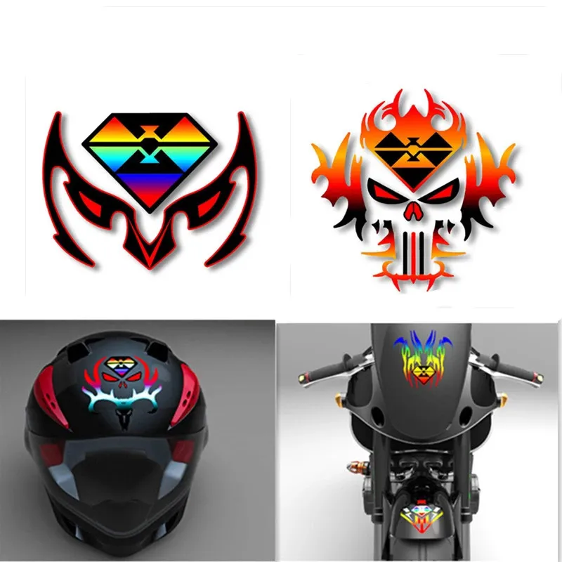 Reflective PVC Car and Motorcycle Sticker 12 cm × 12 cm Waterproof ...