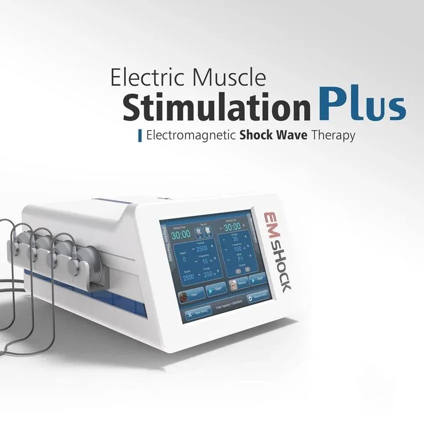 2 In 1 Portable EMS Shockwave Physiotherapy Stimulation Machine For ...
