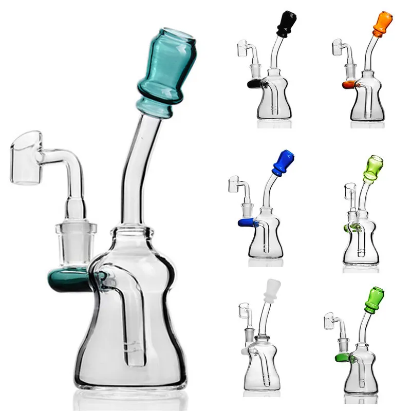Bulk Order Mini Bubbler Hookah With Glass WATER Bong 7.5 Inches, Green ...
