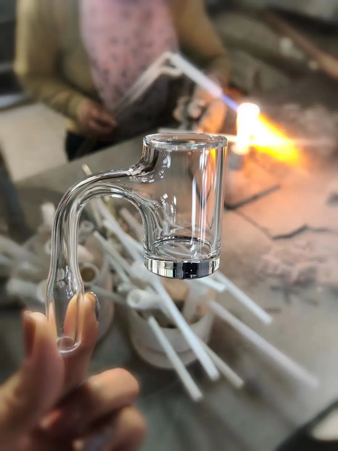 Quartz Banger Nail Smoking Super High Quailty Fully Weld Thick Bottom ...