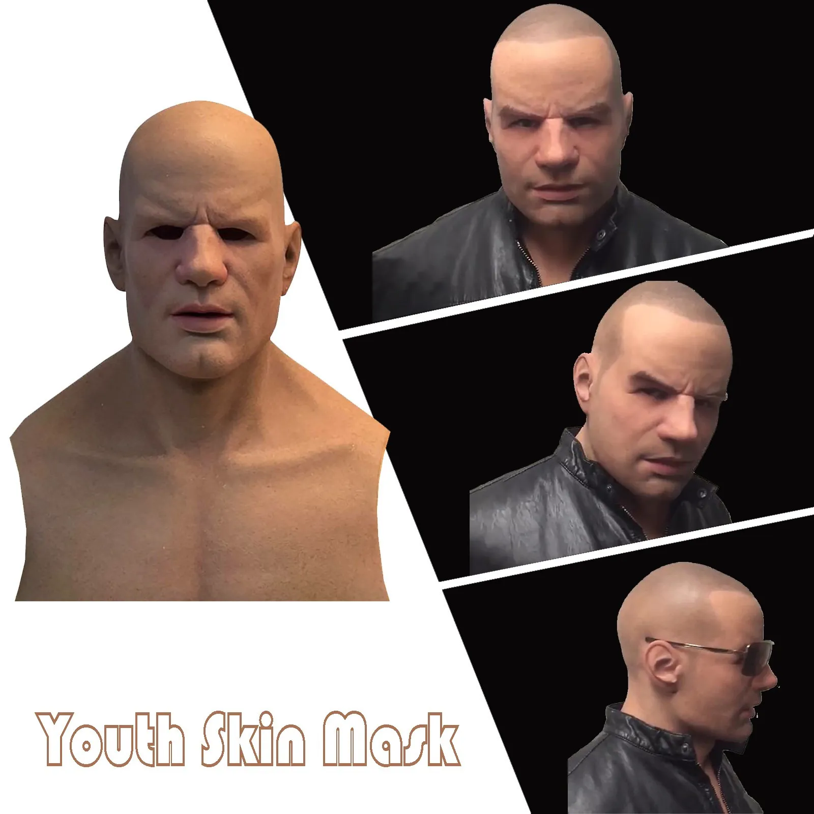 Scary Latex Full Head Realistic Masks For Halloween Horror Cosplay ...