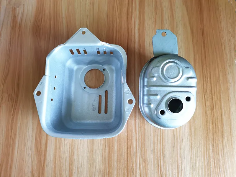 Engine Muffler & Cover Kit - Complete Replacement for Honda GX100 ...