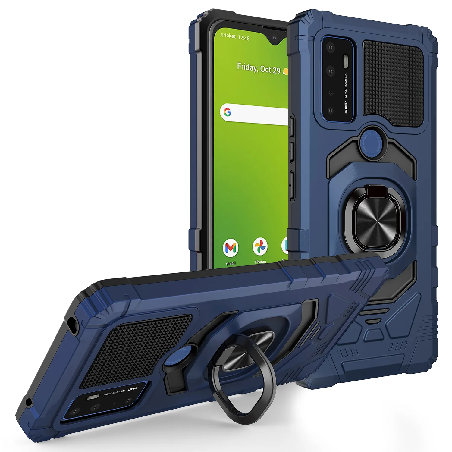 Heavy-Duty Phone Case with Kickstand - Fits Cricket, AT&T, Kyocera ...