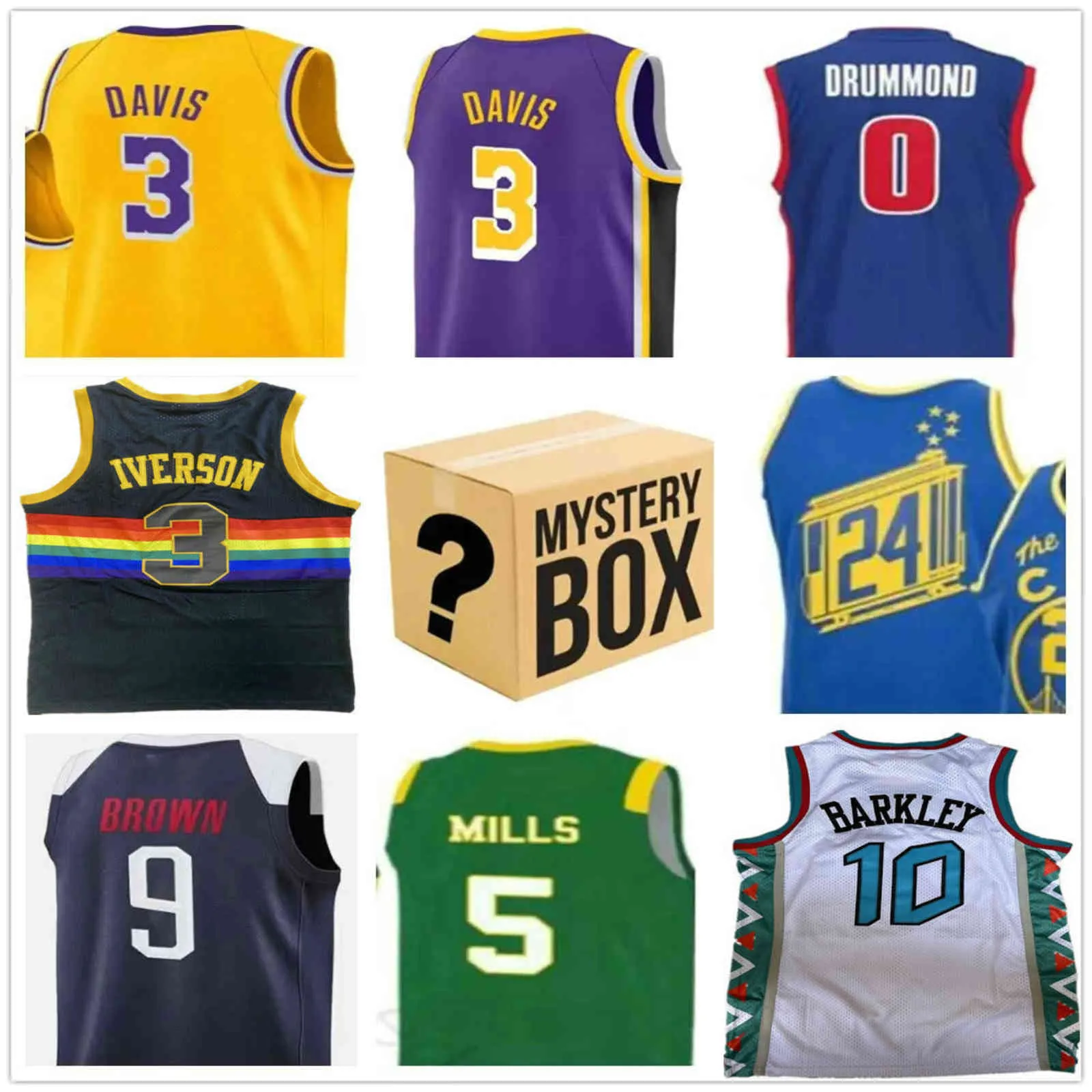 MYSTERY BOX Any Basketball Jerseys Mystery Boxes Toys Gifts For Any ...