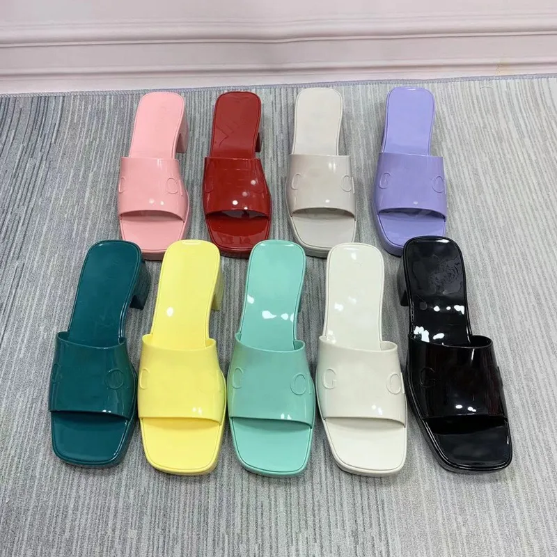 Women's Platform Beach Slippers: High Heel Waterproof Slides, Thick ...