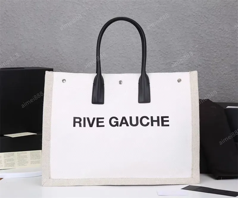 2021 Top Women Handbags Rive Gauche Tote Shopping Bag Handbag High ...