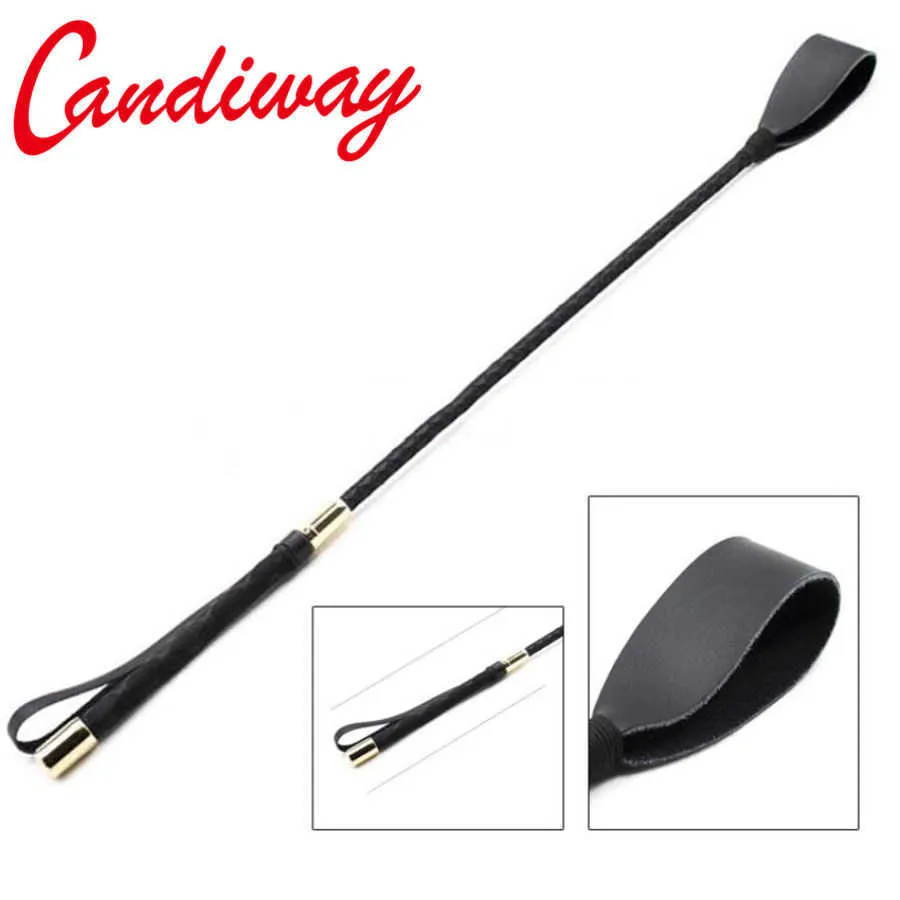 ₩31 913에서 Bdsm 채찍 게임 페티쉬 가죽 Spanking 60cm 패들 Roleplay Flogger 섹스 토이 커플에