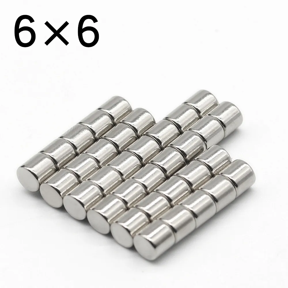 Wholesale 20/6x6 Round NdFeB Neodymium Magnet N35 Super Powerful Small ...