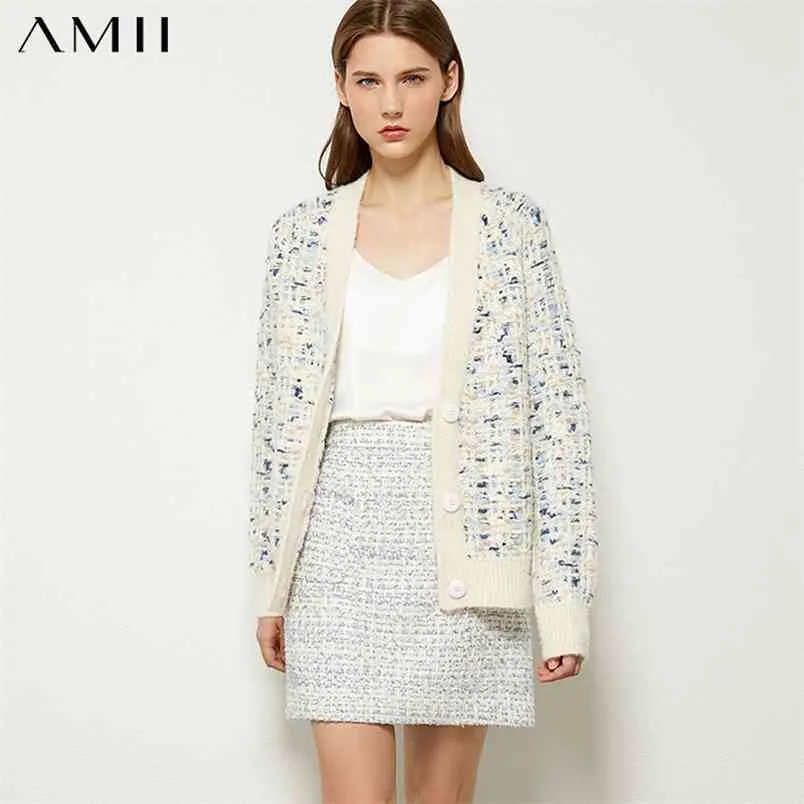 Elegant V-Neck Cardigan - Shop Now! Autumn/Winter Knitted Sweater Top ...