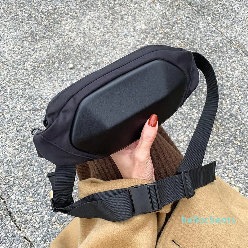 2021 Womens Luxury Hard Shell Belt Bag Crossbody Small Black Shoulder ...