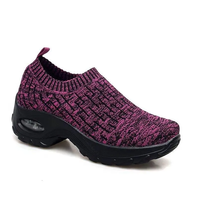 Style6 Laceless Addoxy Plus Shoes White/Black/Pink Breathable ...