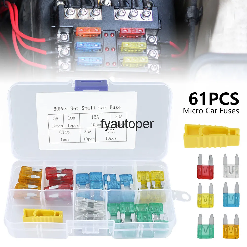 Car Fuse Assortment Kit - Medium Blade Type Auto Fuses 5A-30A for Car ...
