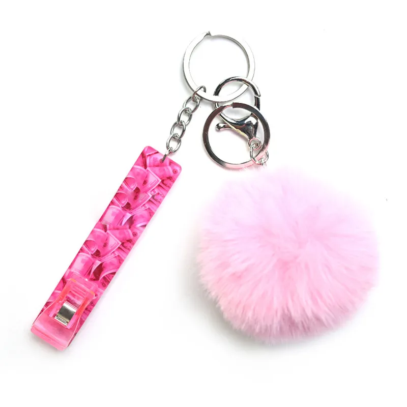 Acrylic Diamond Roach Keychain With Credit Card Holder For Women ...
