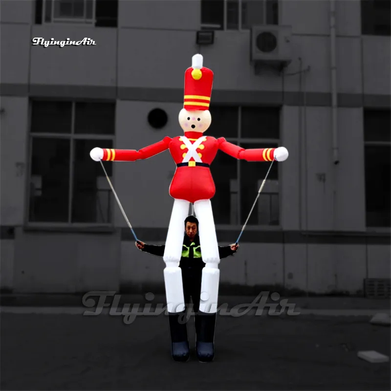 Inflatable Costume Christmas Carnival Nutcracker Puppet: 3.5m Movable ...