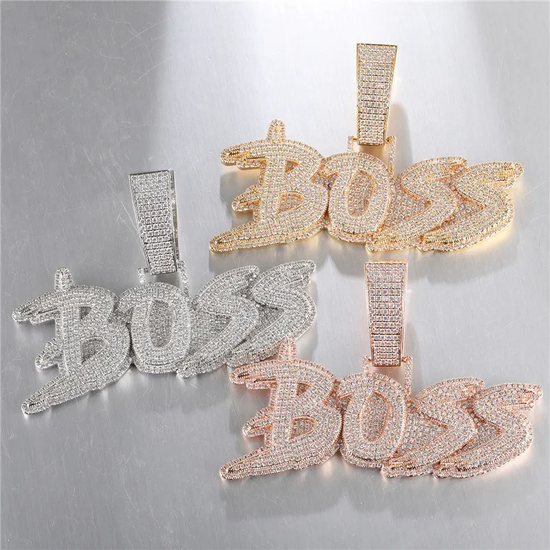 New Trendy DIY Custom Name Letter Pendant Necklace Gold Silver Color ...