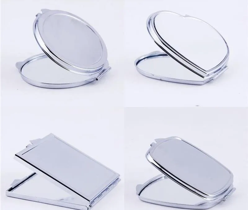 DIY Sublimation Compact Mirror - Dual Sided Iron Makeup Mirror with ...
