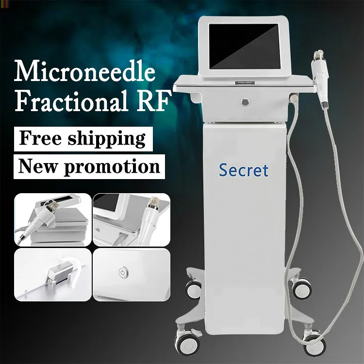 Gold RF Microneedle Machine For Scar And Stretch Mark Removal And Anti ...