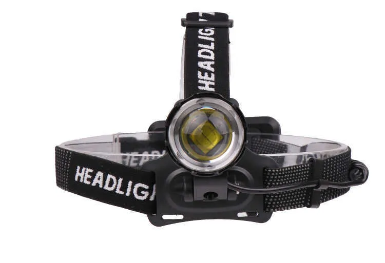 LED Rechargeable Headlamp: 7000 Lumen XHP 70.2 Zoomable Head Flashlight ...