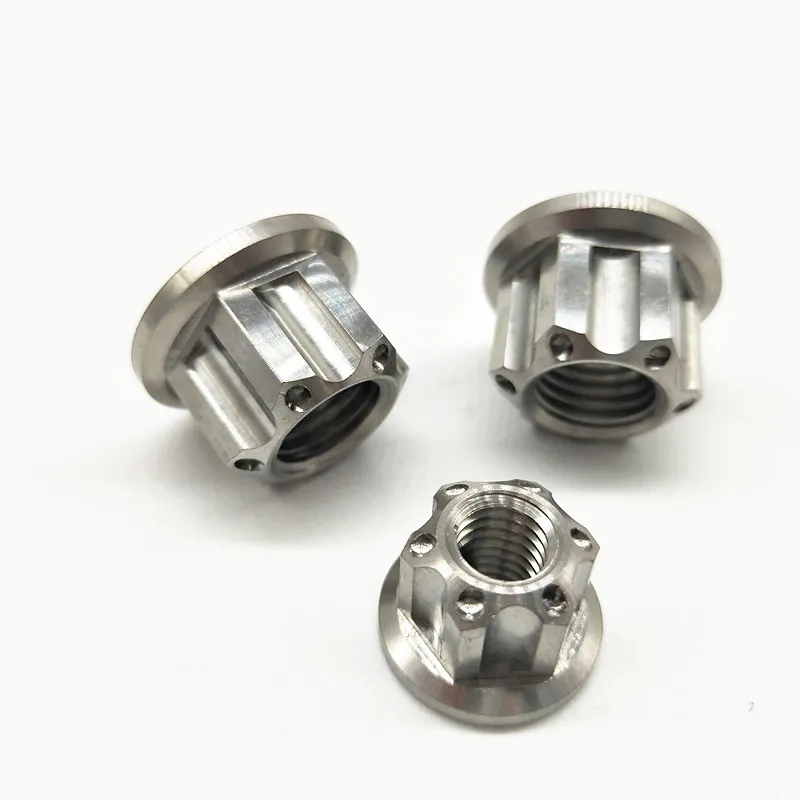 PYTITANS Motorcycle Titanium Nuts - M10/M12 - Grade 5 Titanium Alloy ...