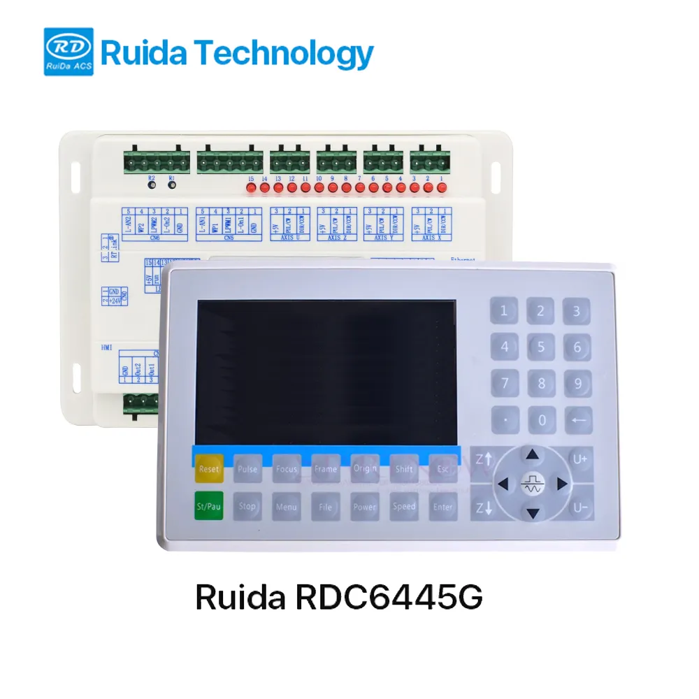 DSP Control Board Ruida System CO2 آلة الليزر تحكم RDC6445G CNC قطع ...