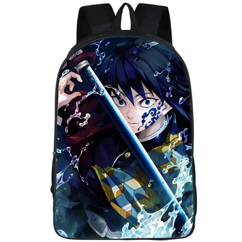 Tomioka Giyuu Demon Slayer Anime Backpack with Vivid Prints, Durable ...