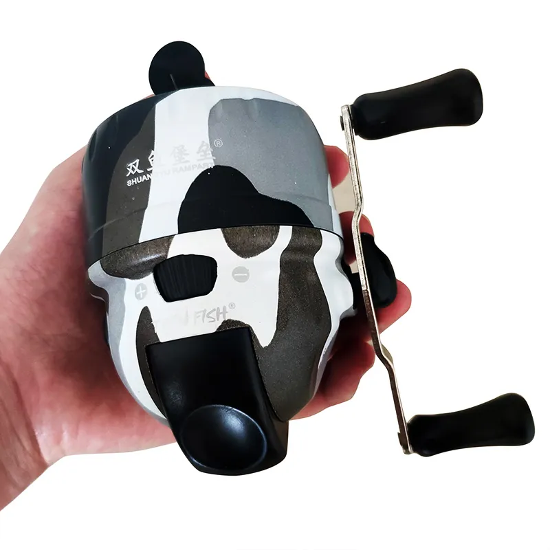 DHgate.com:Camouflage Metal Fishing Reel with Coil Wheel and Sling for ...