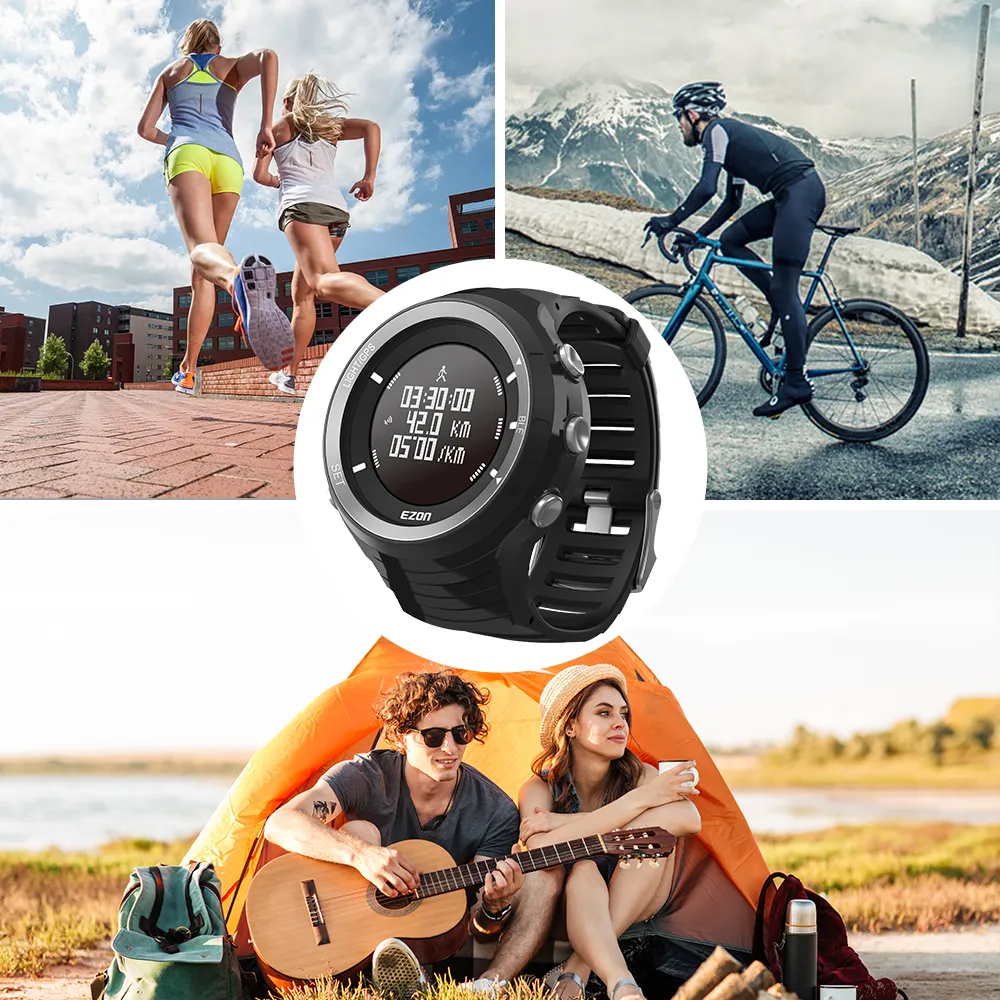 Smart Sports Marathon Running Watch Bluetooth 4.0 GPS Track Pedometer ...