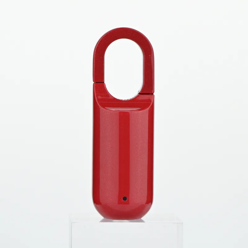 Smart Fingerprint Padlock Portable Mini USB Rechargeable Keyless ...