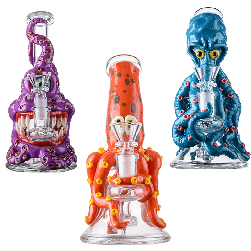 Wholesale CHalloween Style Octopus Hookah Dab Rig With Heady Glass Bong ...