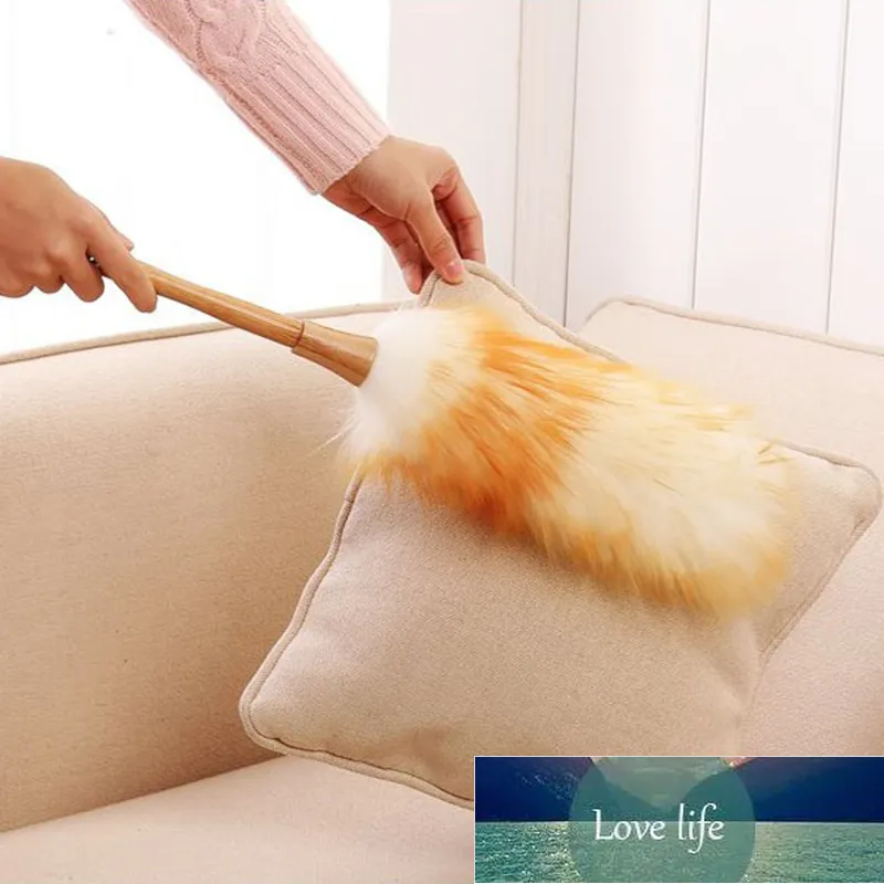 Lambswool Duster Brush Hand Dust Cleaner Non Static Anti Dusting Brush ...