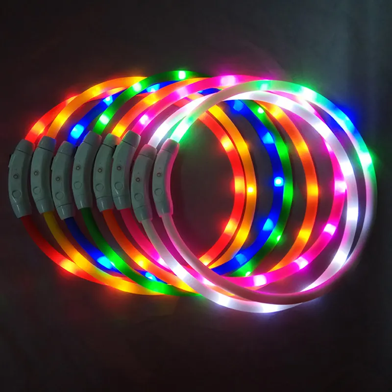 LED Dog Collar: USB Rechargeable, Adjustable Luminous Pet Collar - Best ...