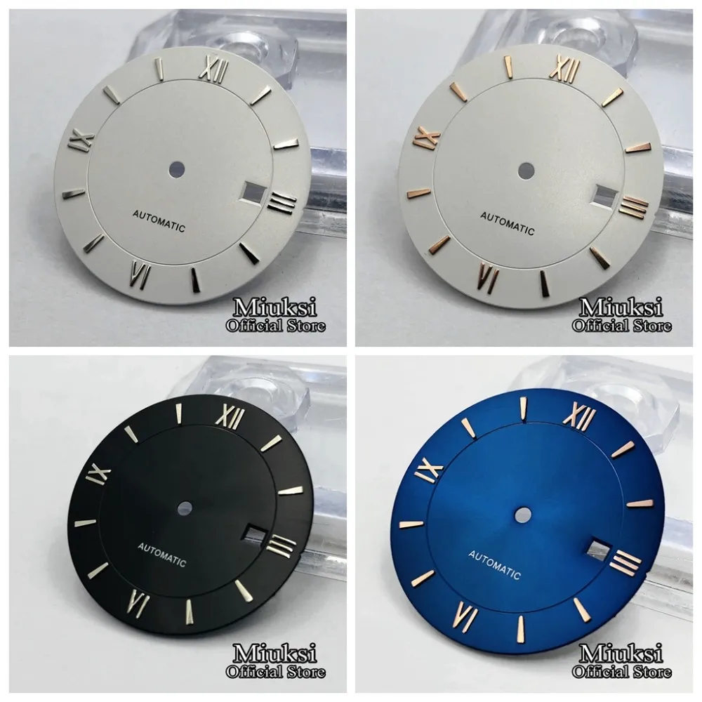 33mm Sterile Watch Dial + Watch Hands Fit Miyota 8205/8215/821A/82 ...