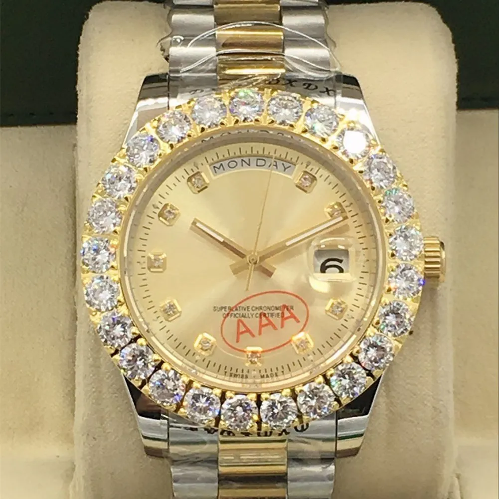 Mens Luxury Watches: Automatic Mechanical Watch, 43mm Sapphire Glass ...