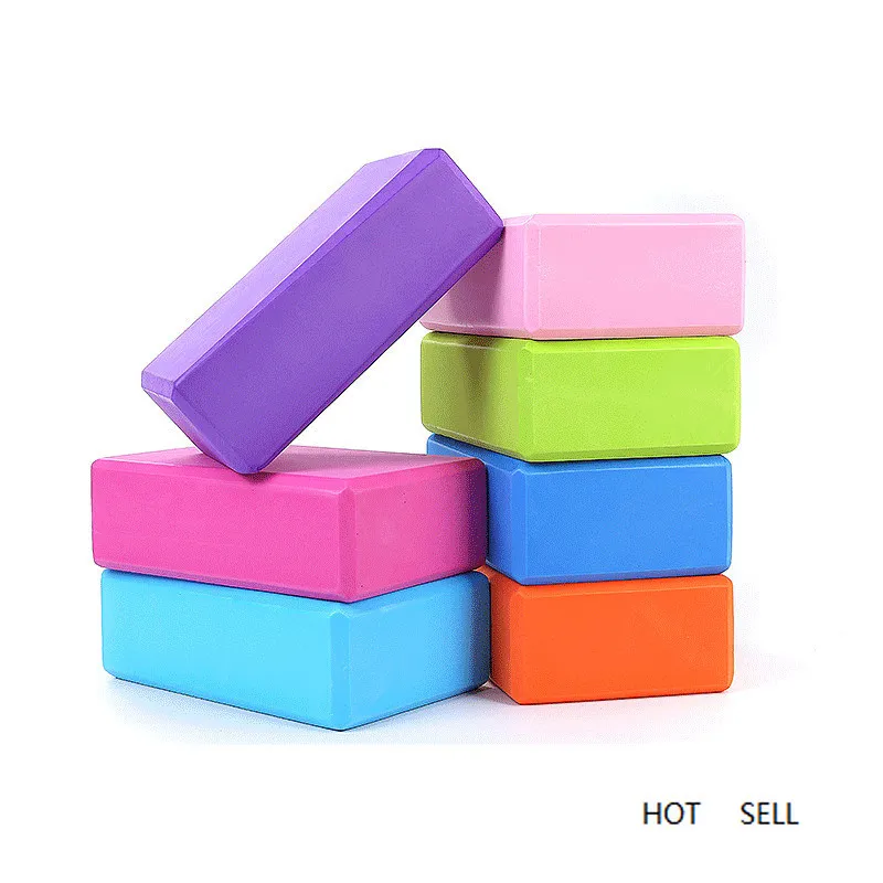 Yoga Blocks & Bolster Set - Foam Bricks for Stretching, Pilates ...