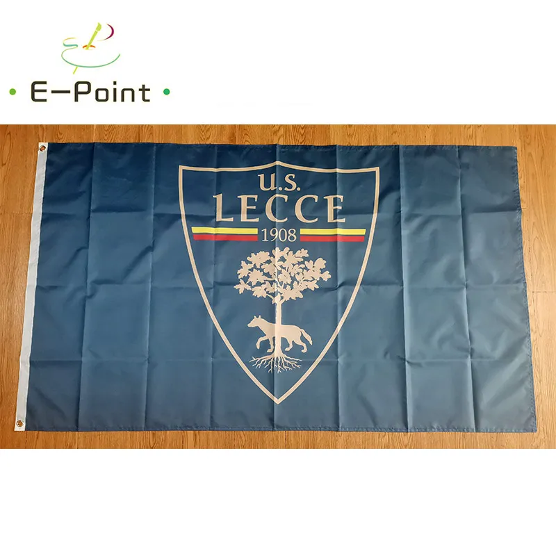 Lecce Unione Sportiva Lecce Flag 3x5ft 90 Cm X 150 Cm Panner De ...