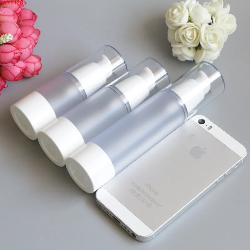 Hot 15ml 30ml 50ml Empty Airless Frosting Bottles Liquid Refillable ...