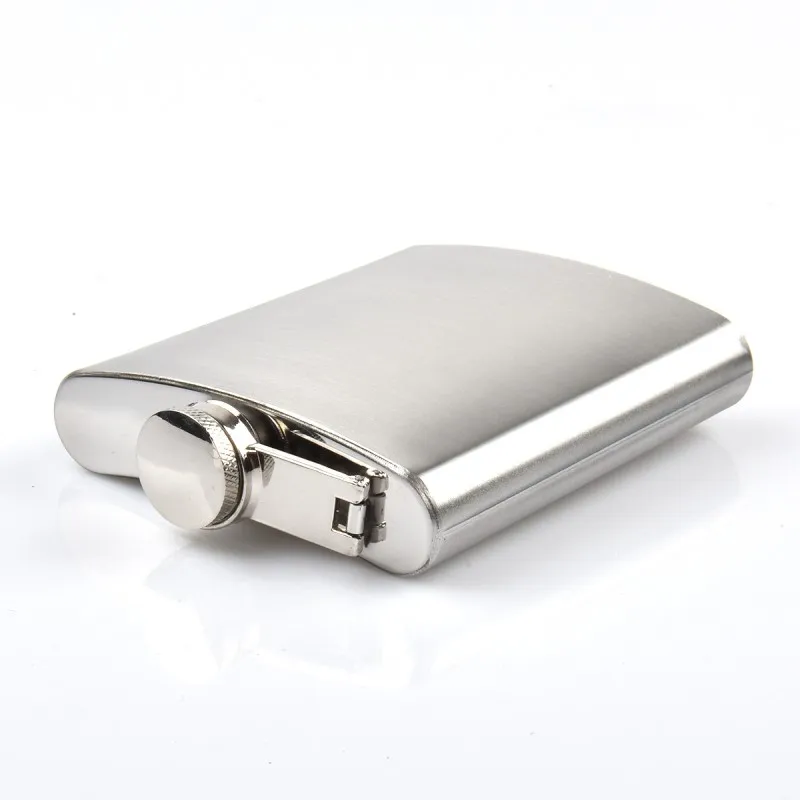 DHgate.com:Timeless 8oz Silver Stainless Steel Hip Flask: Leakproof ...