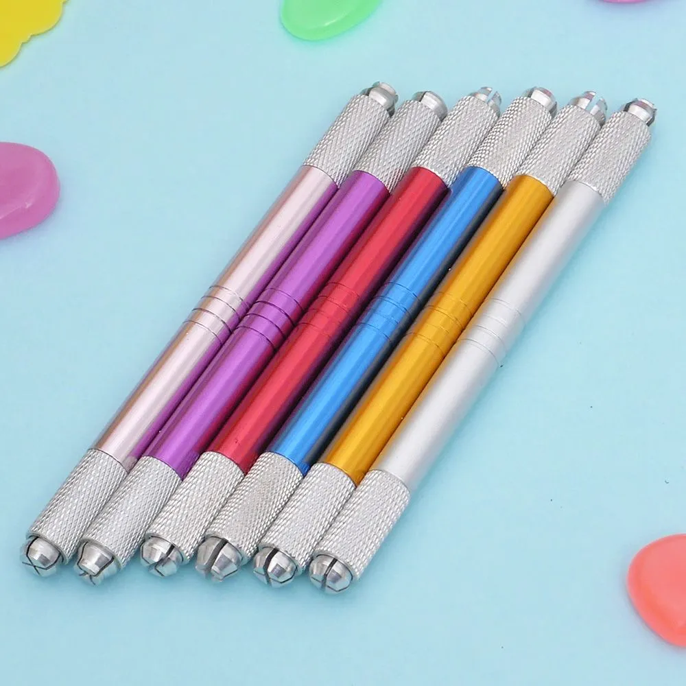 10 Pack Double Headed Micro Blading Pen For Permanent Eyeliner Bottom ...
