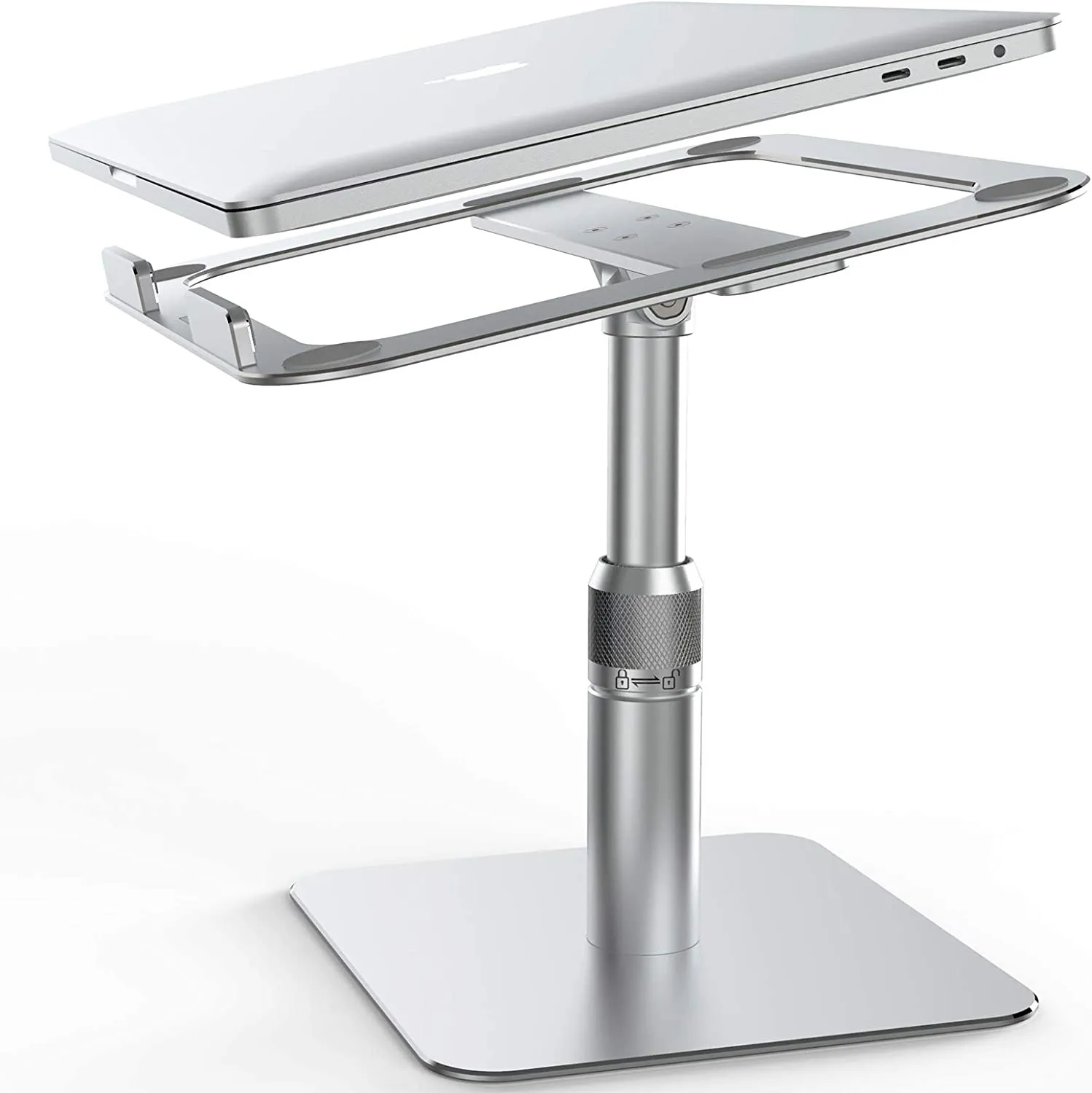 Ergonomic Swivel Laptop Stand Elevate Your Workspace, Aluminum Alloy ...