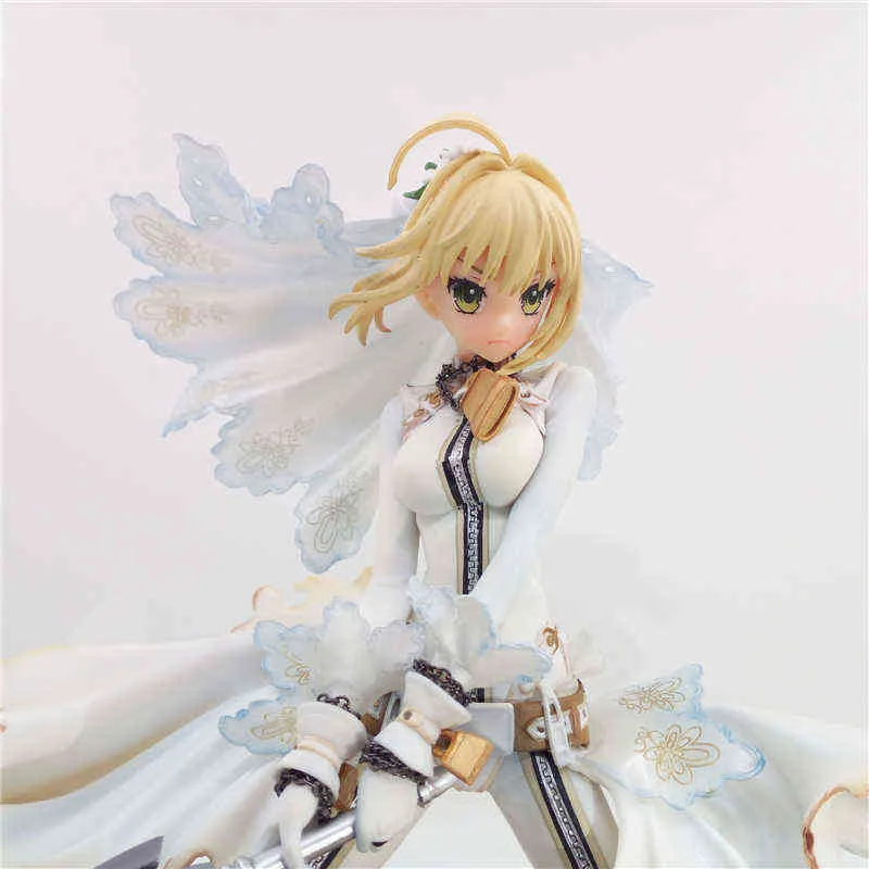 Fate Saber Figure: Nero Claudius Wedding Dress Ver. 1/8 Scale Painted ...