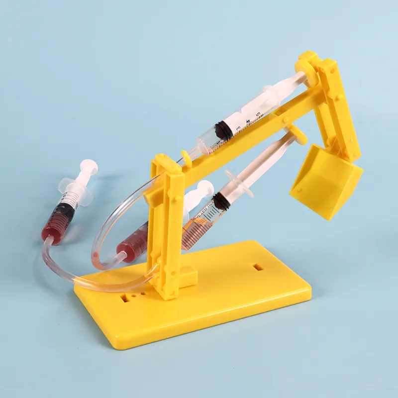 DIY Science Excavator Toy Kit Build Your Own Plastic Piston Excavator ...