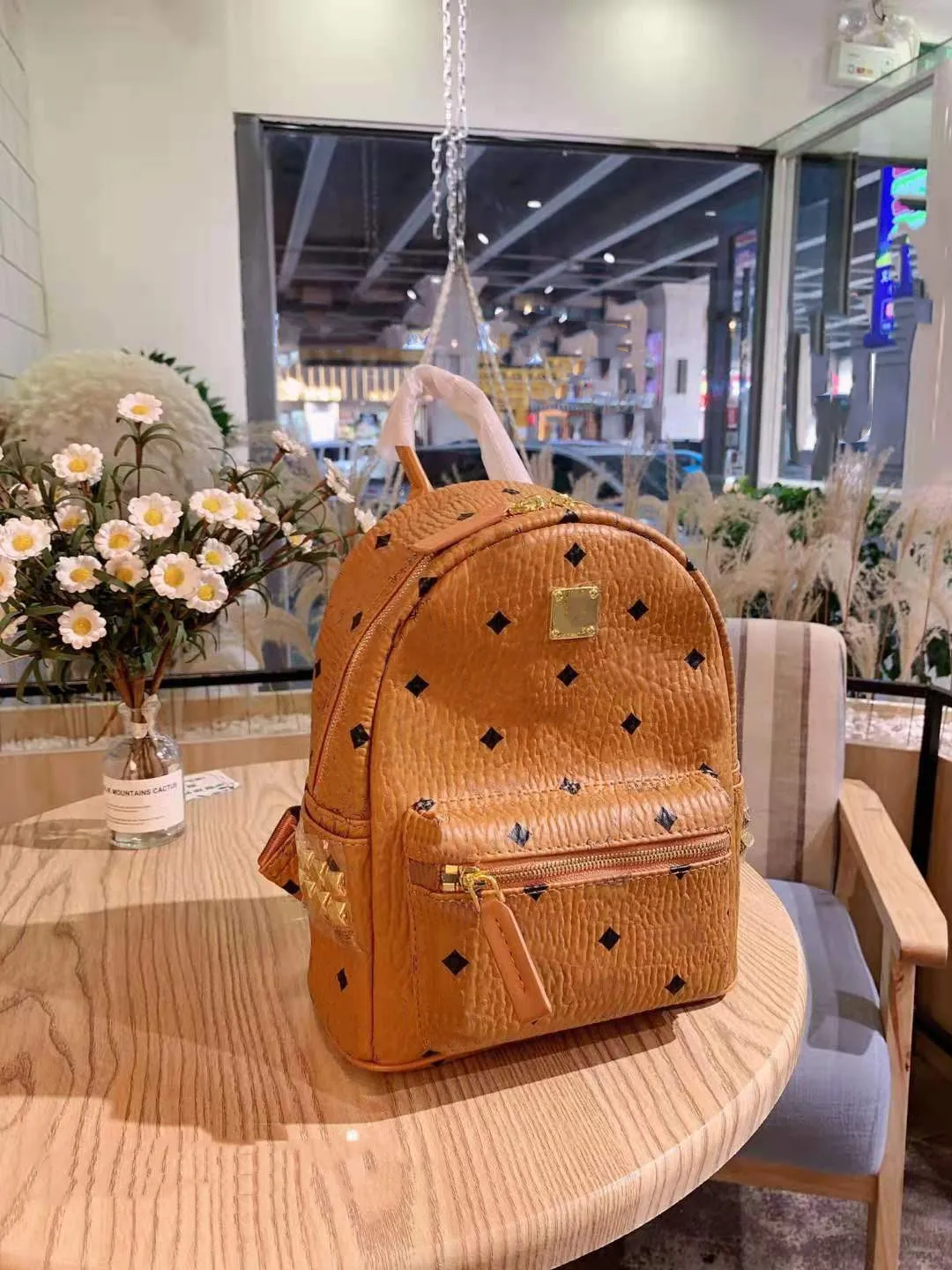 Women's Stylish Printed Backpack Purse for School Travel, Handbag ...