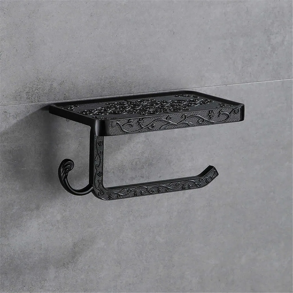 Vintage Toilet Paper Holder Wall-Mounted Bathroom Phone Tissue Roll ...