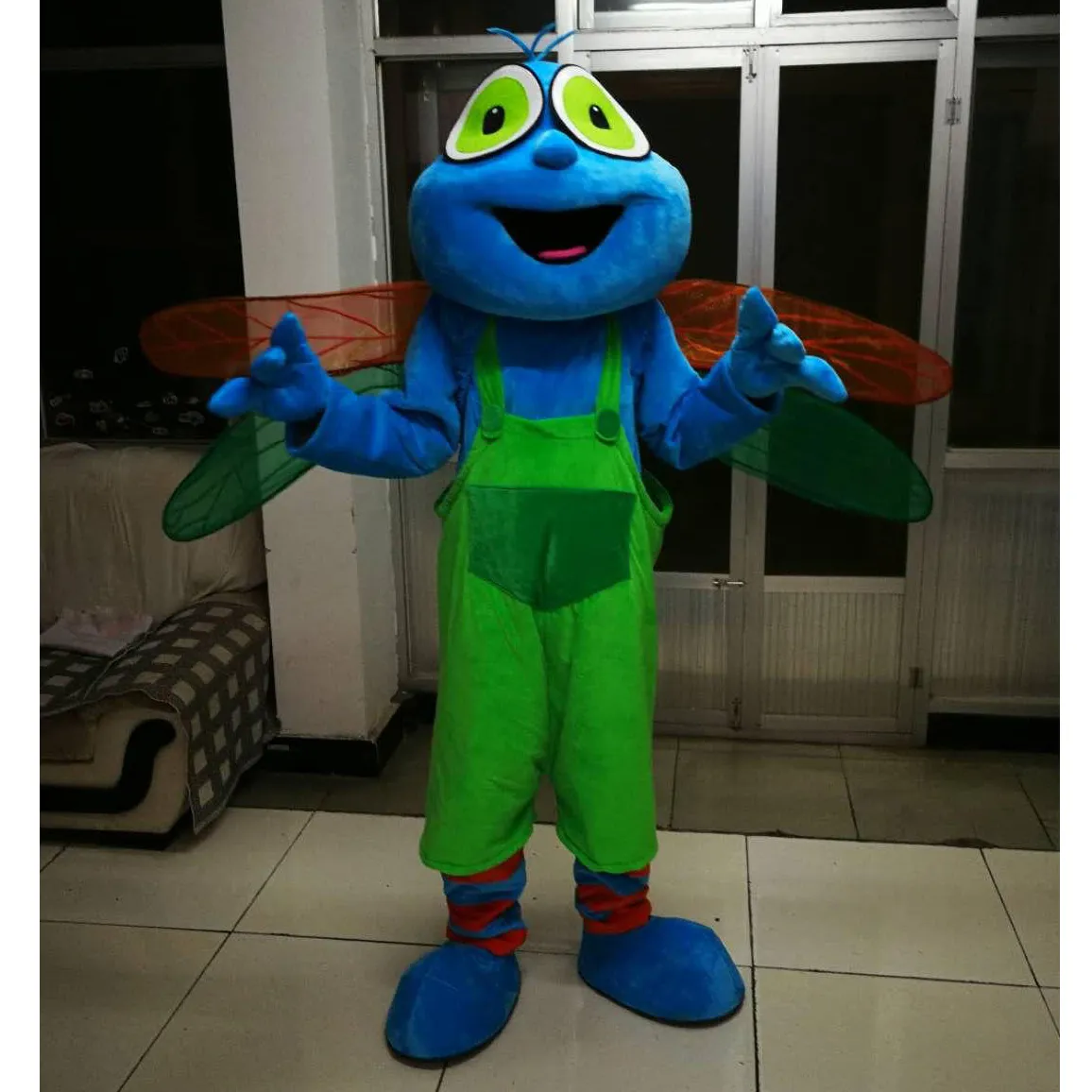 Halloween Dragonfly Mascot Costume Cartoon Anime... From ...