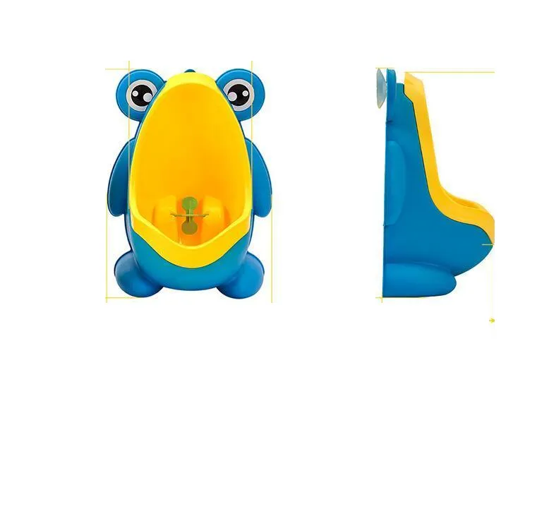 Kids Frog Wall Mounted Urinal For Boys Eco Friendly PP Plastic Potty ...