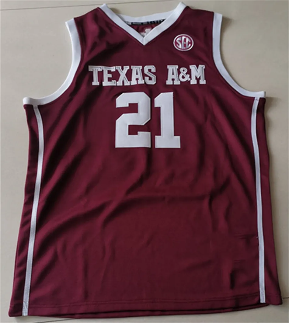 Texas A M Aggies Alleson Basketball Uniforms Featuring Henry Coleman ...